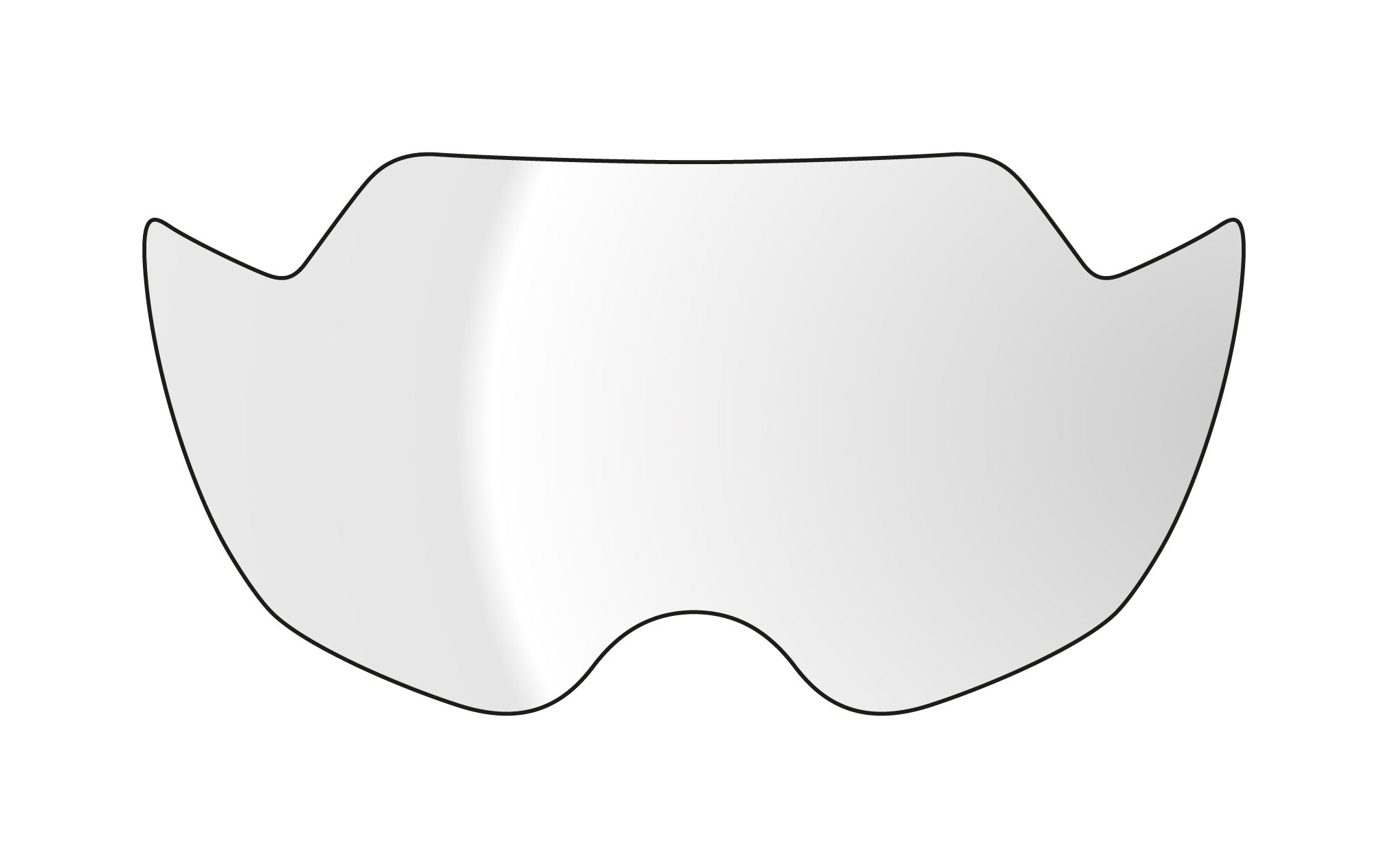Rudy Project The Wing Removable Opt. Shield, transparent, Fahrradhelmv