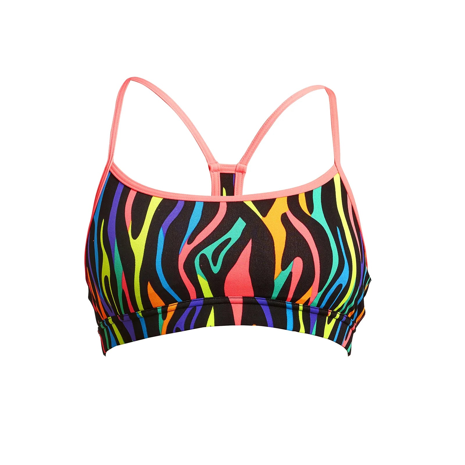 Way Funky Funkita, Swim Crop Top Tiger Town Bikinioberteil, Damen