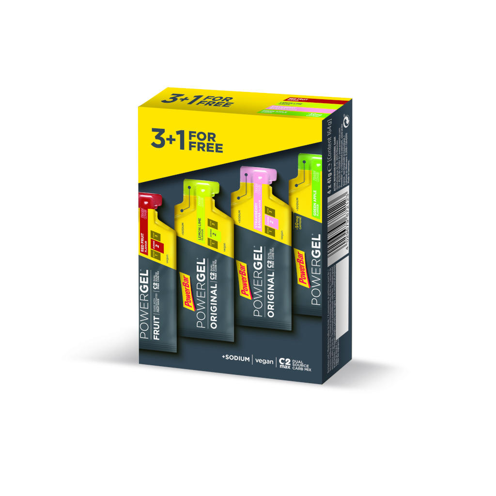 Powerbar Powergel, Multiflavour Pack 3+1, 4 x 41g